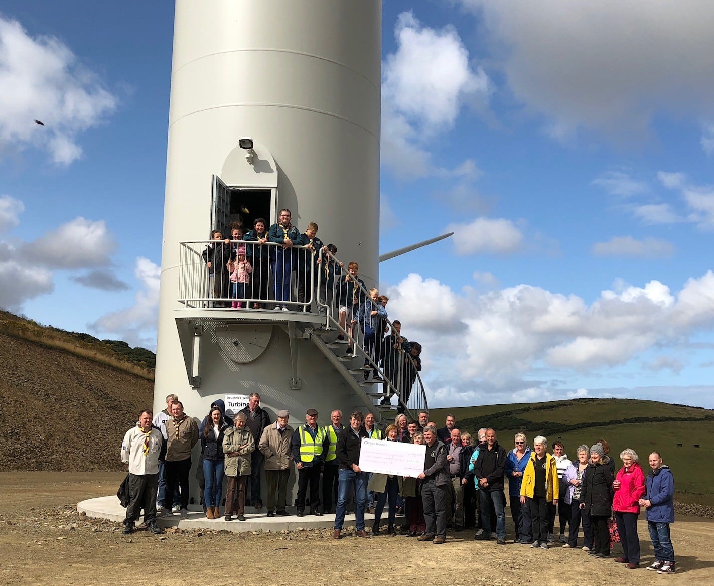 Deuchries Wind Farm officially opens - Green Cat Renewables