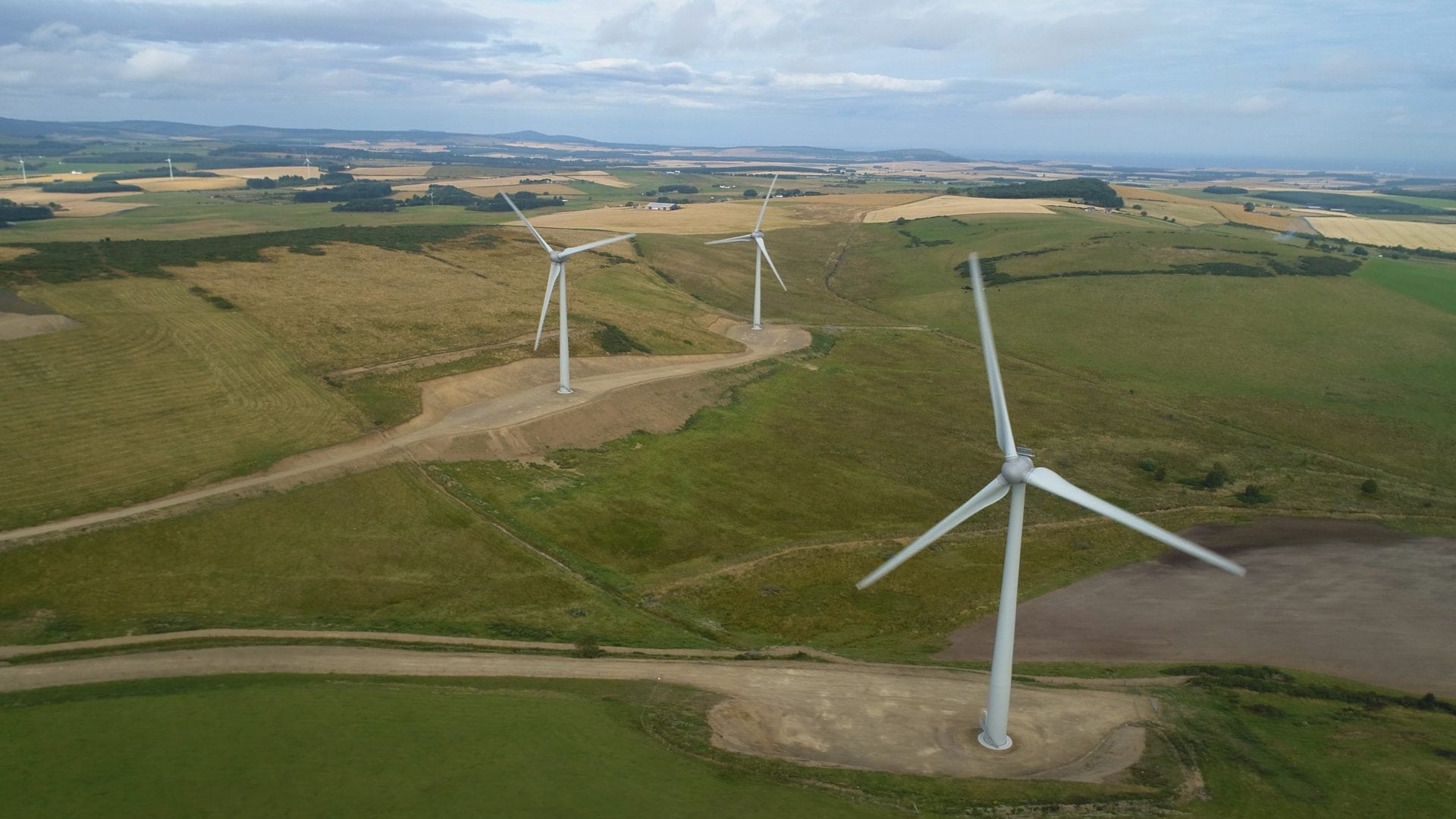 Deuchries Wind Farm construction on film - Green Cat Renewables